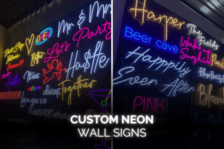 Custom Neon Wall Signs | Vida Signs