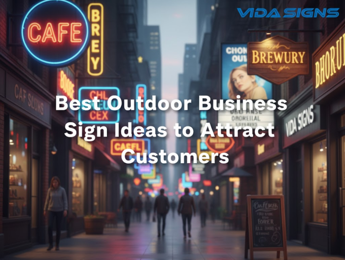 Outdoor Business Sign Ideas | Vida Signs