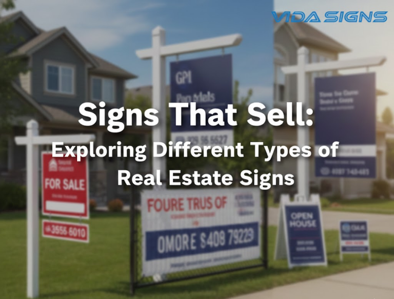 Real Estate Signs | Vida Signs